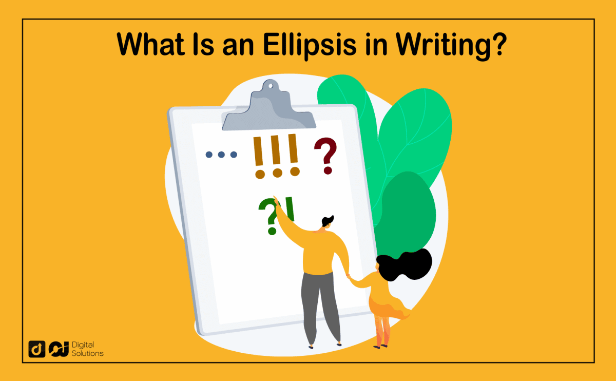 What Is An Ellipsis In Writing When To Use It